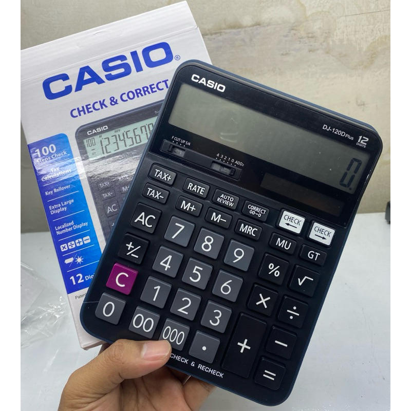 Jual kalkulator casio dj120 plus - alat hitung casio DJ120PLUS ...