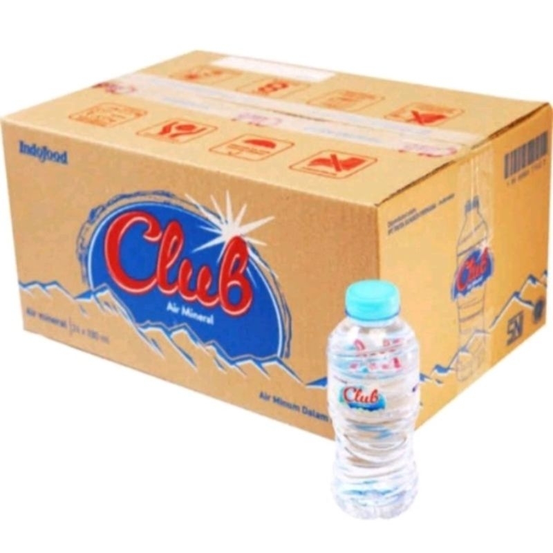 Jual Club Air Mineral Botol 600ml 1 dus isi 24 pcs | Shopee Indonesia