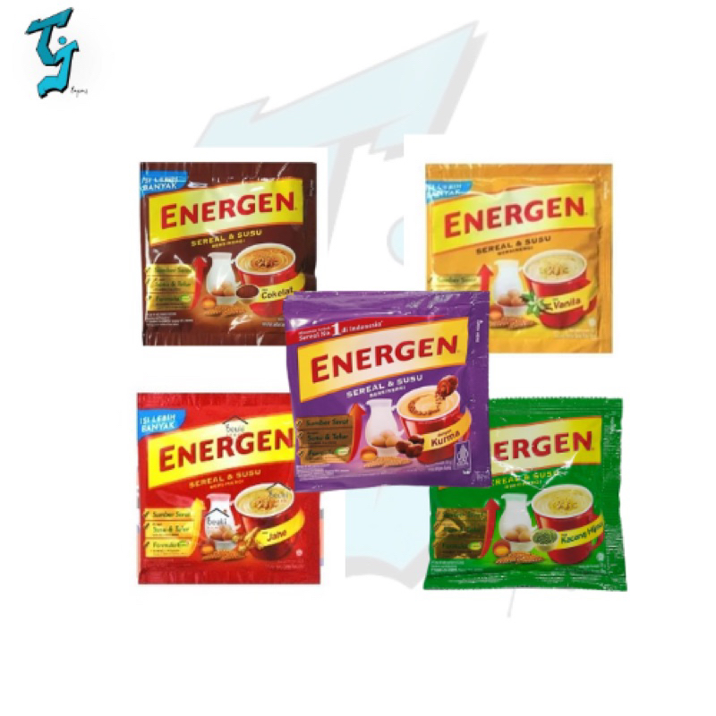 Jual All Varian ENERGEN. 1 Renceng isi 10 Sachet @32gr. | Shopee Indonesia