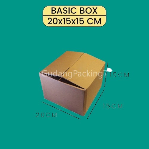 Jual KARDUS KARTON BOX 20x15x15 POLOS | Shopee Indonesia