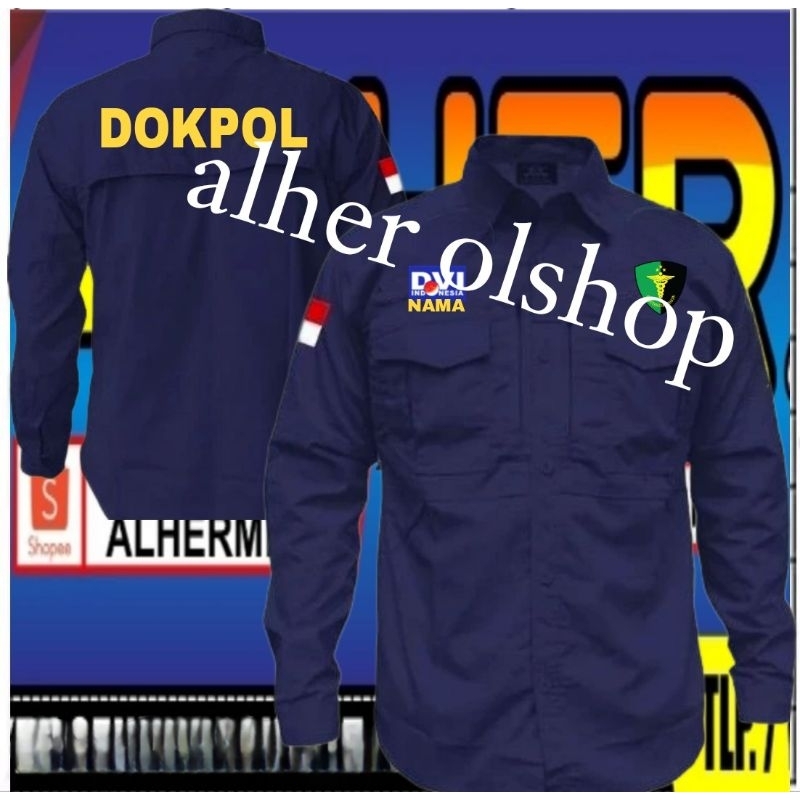Jual Kemeja tactical dokpol baju tactical dokpol seragam tactical ...
