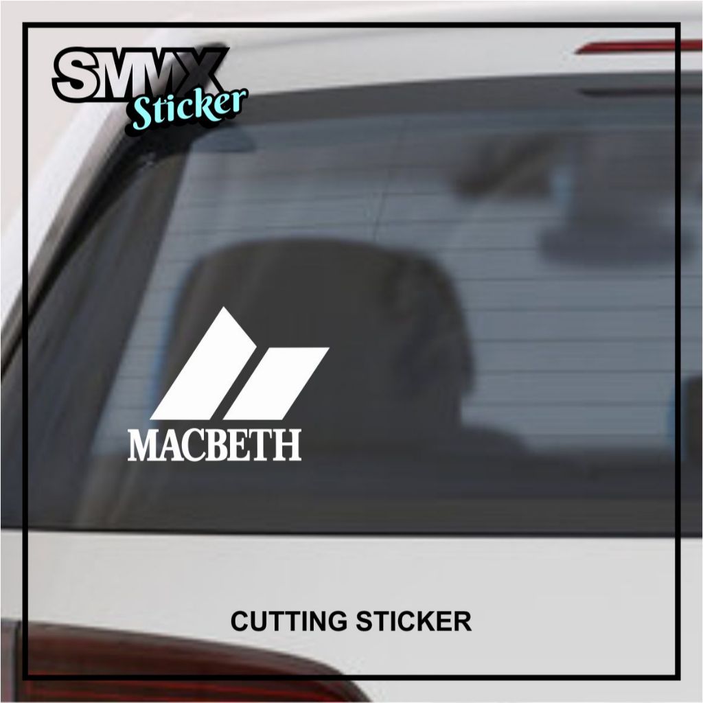 Jual Cutting Sticker Logo Macbeth Icon | Shopee Indonesia