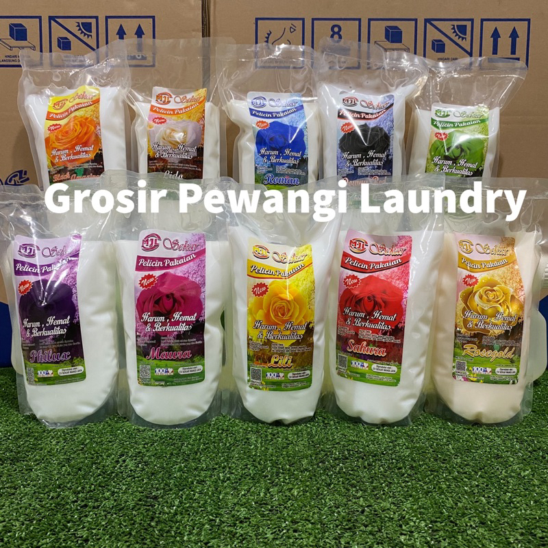 Jual Pelicin Laundry Sakura Pelicin Dan Pengharum Pewangi Setrika ...