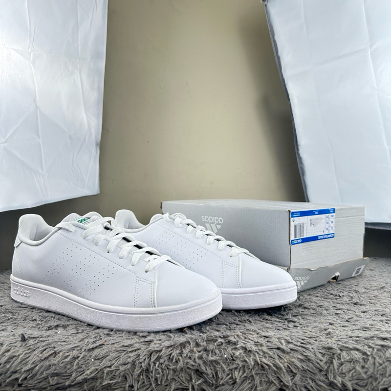Jual Sepatu Sneakers Pria Original Adidas Advantage Base Full White ...