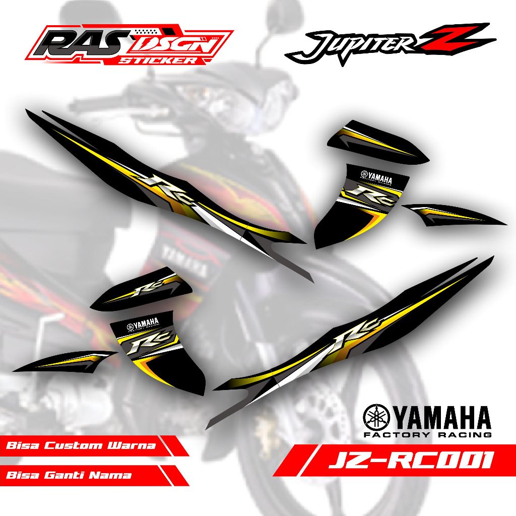Jual Stiker Striping Jupiter Z RC - Striping Jupiter RC | Shopee Indonesia