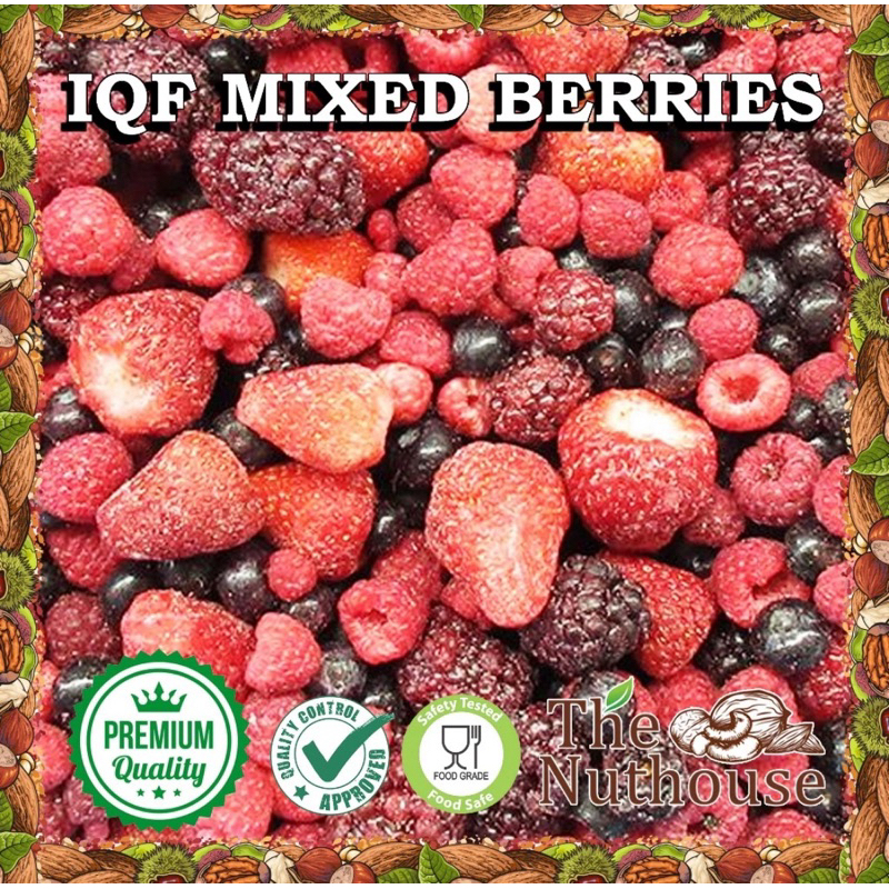 Jual Frozen Fruit Mixed Berries IQF 500mg | Shopee Indonesia