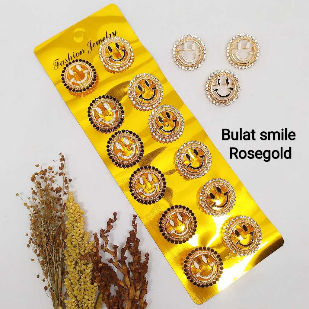 Jual TERMURAH 1 lusin (12 PCS ) Bros dagu gold silver / bros mewah ...