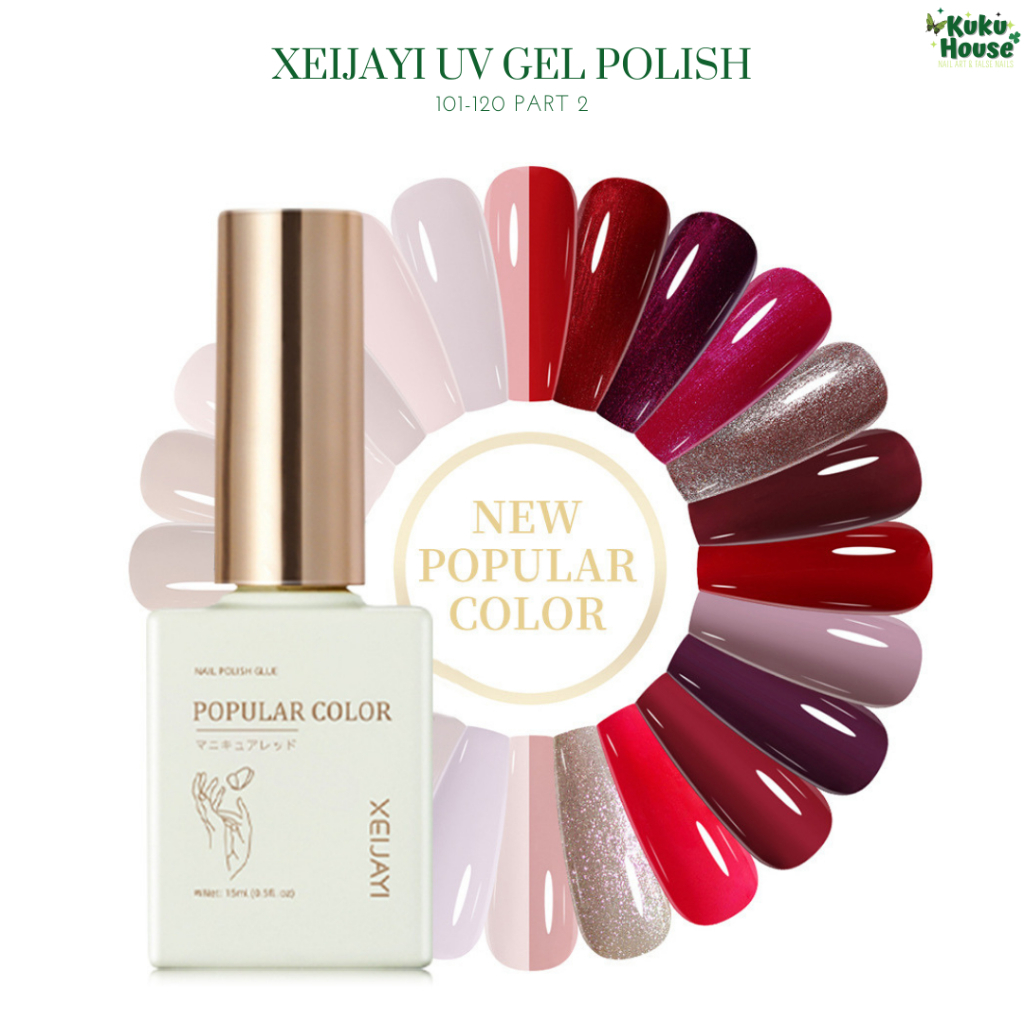 Jual PART 2 XEIJAYI GEL POLISH NEW 2024 POPULAR COLORS!!/ CHARZIEG ...