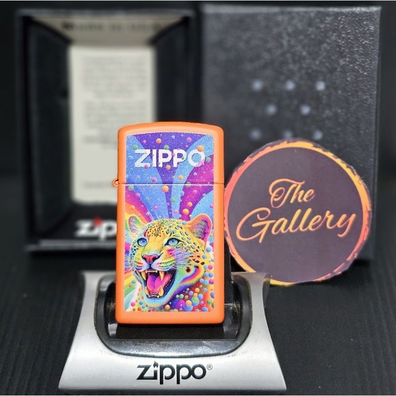 Jual ⭐️⭐️⭐️⭐️⭐️ 46018 ORIGINAL ZIPPO SLIM LEOPARD ZIPPO DESIGN | Shopee ...