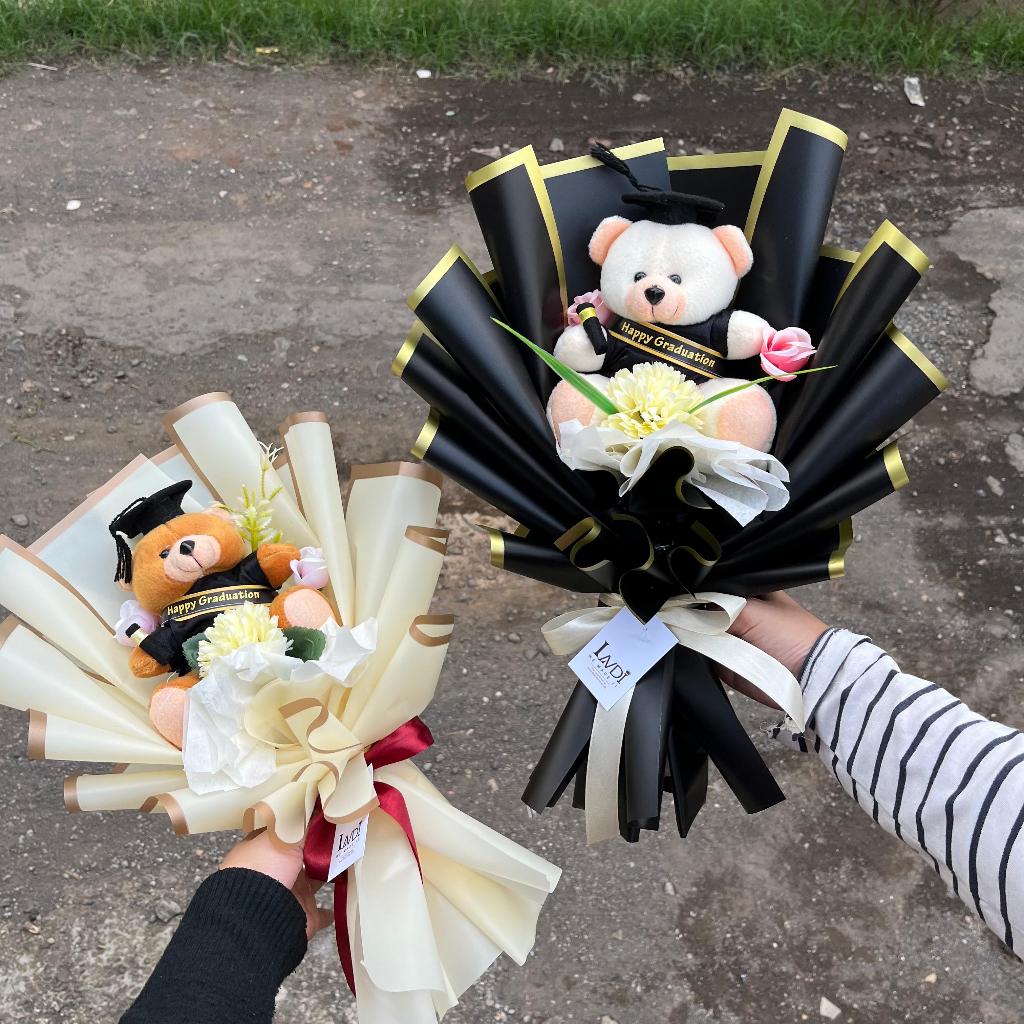 Jual BUKET BONEKA WISUDA BUKET WISUDA BUCKET BUNGA PALSU BUKET HOLOGRAM ...