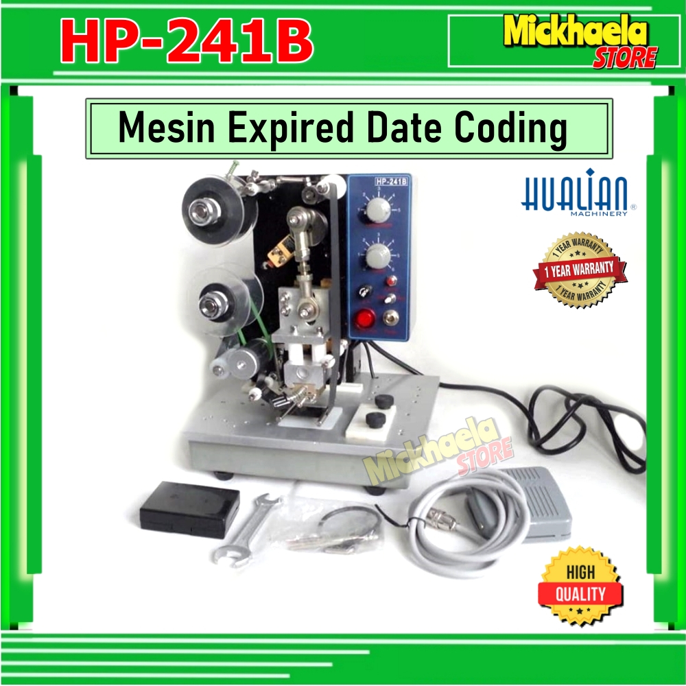 Jual Mesin Cetak Kode Expired Date / Mesin Coding HP-241B Hualian ...