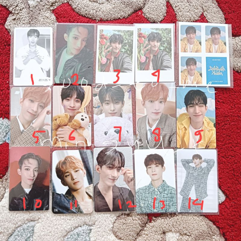 Jual [ READY INA || FREE PC/MERCH OFFICIAL ] SEVENTEEN PC — DK ( Dicon FTS Teddy FML Seventeenth ...