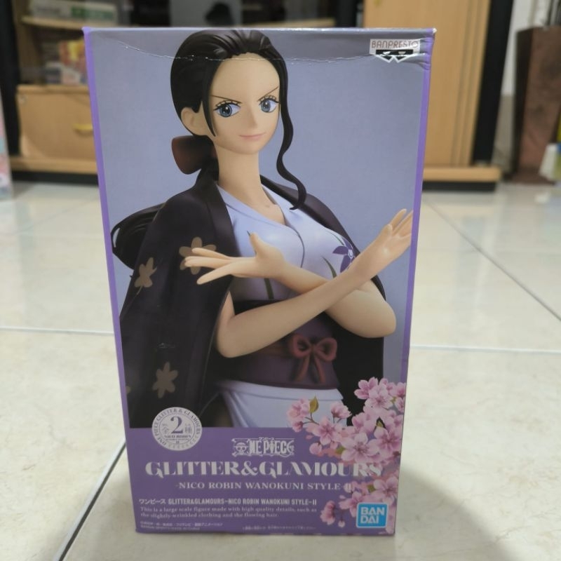 Jual Nico Robin Wanokuni Glitter And Glamour One Piece Original Figure ...
