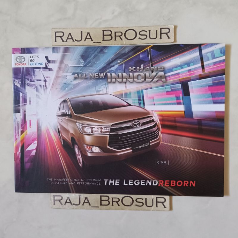 Jual Poster brosur katalog booklet Toyota Kijang Innova 2015 | Shopee ...