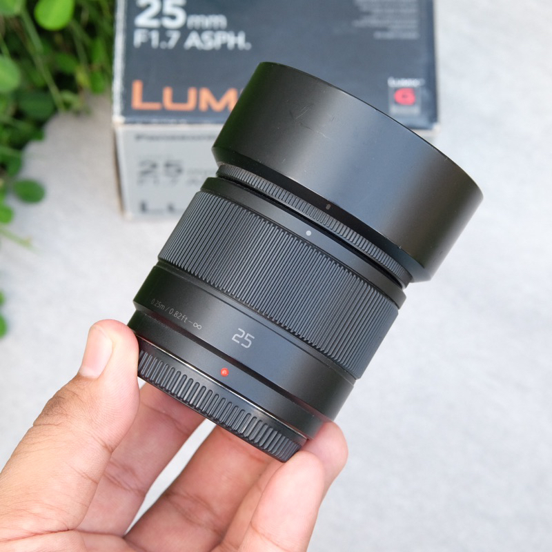 Jual Lumix 25mm f1,7 likenew nojamur Mft Bokeh | Shopee Indonesia