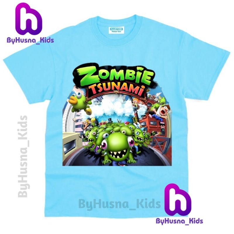 Jual BAJU ANAK KAOS ANAK ZOMBIE TSUNAMI THE BOARD GAME PLANTS VS ...