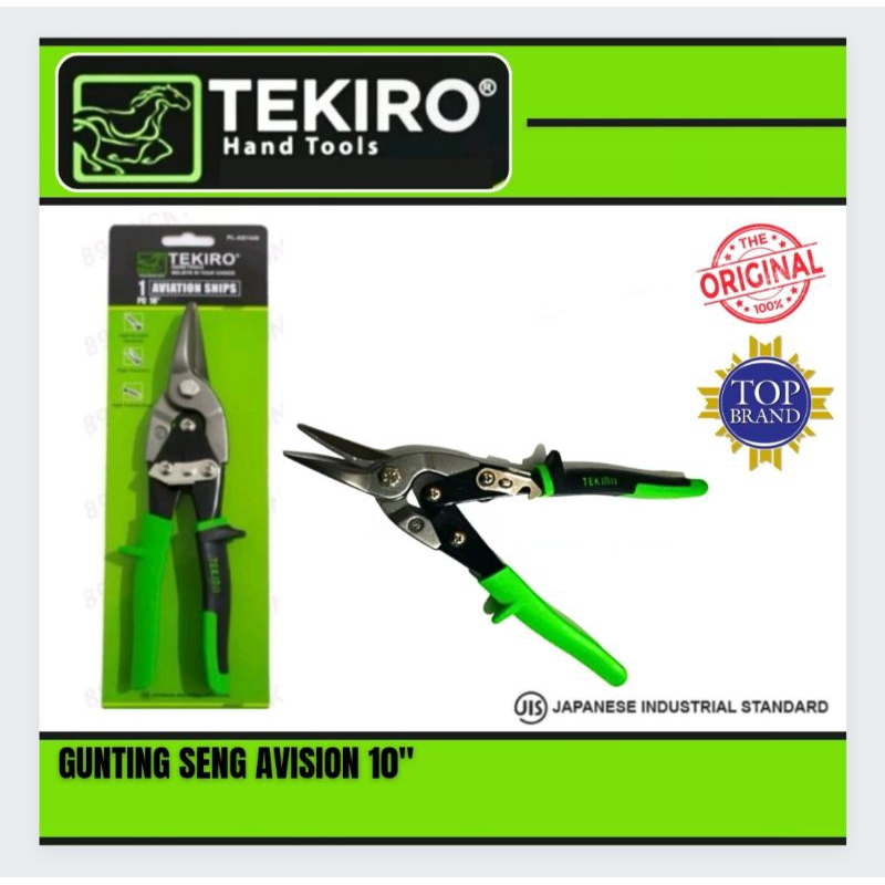 Jual 10" Gunting Hollow Holo Gung Seng Baja Ringan Galvalum 10" TEKIRO ...