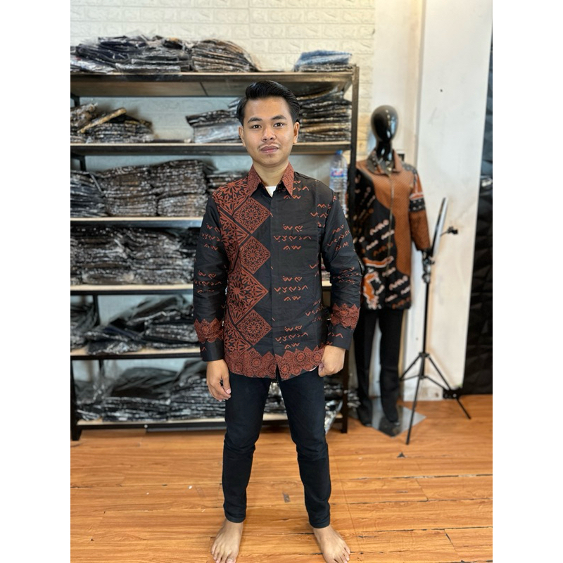 Jual Batik Lontara Khas Bugis Makassar (Pakai Furing/Lapisan) | Shopee ...