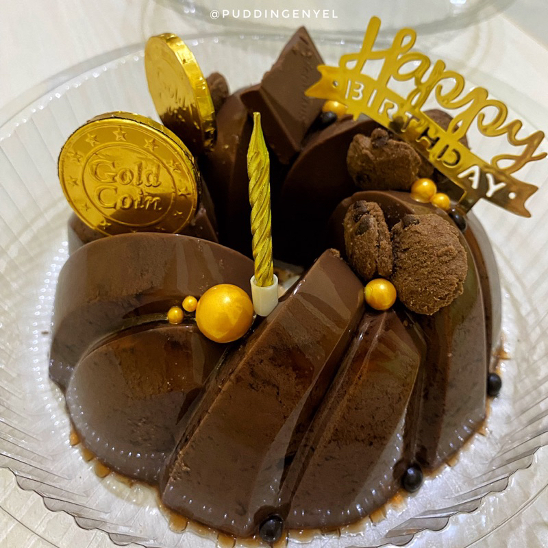 Jual PUDDING ULANG TAHUN / BIRTHDAY PUDDING / PUDDING DARK CHOCOLATE ...