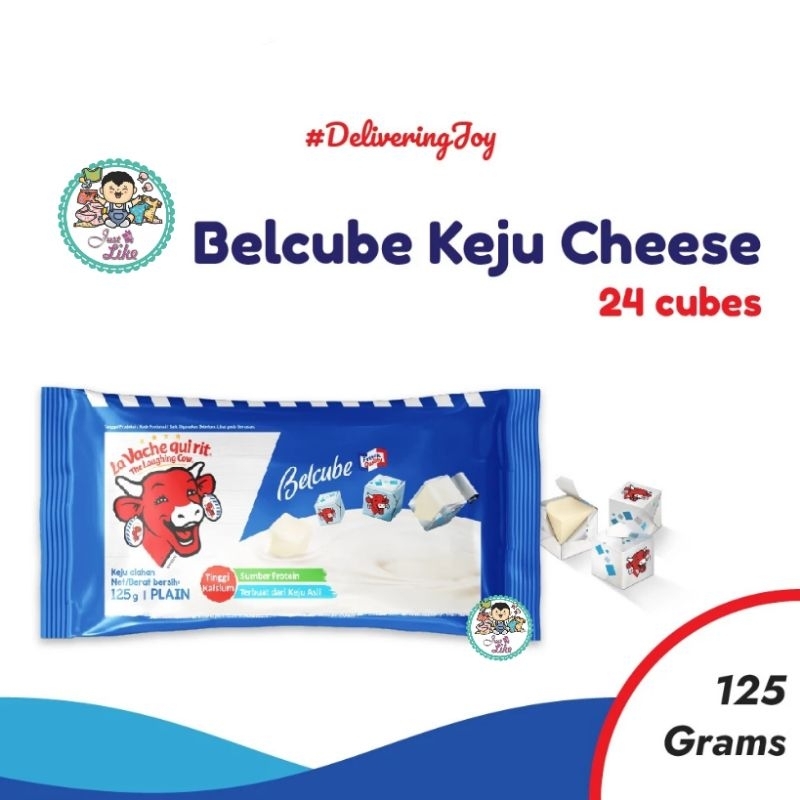 Jual BELCUBE Cheese Spread Keju (ED: Maret 2025) Mpasi Plain 24pcs, 12 ...