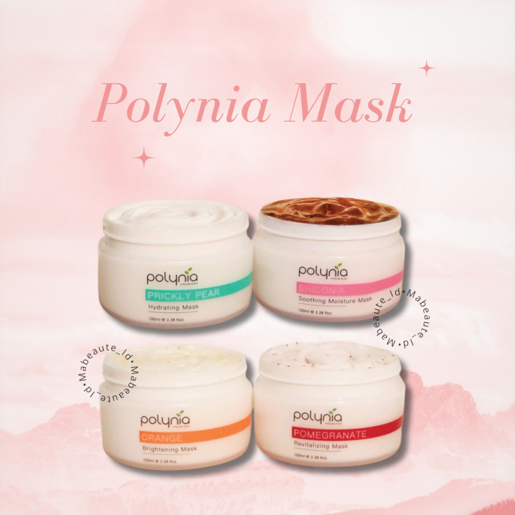 Jual Polynia Cream Mask Pomegranate Revitalizing Mask Orange Brightening Mask Prickly Pear ...