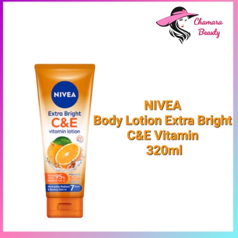 Jual NIVEA Body Lotion Extra Bright C&E Vitamin Lotion 320ml | Shopee Indonesia