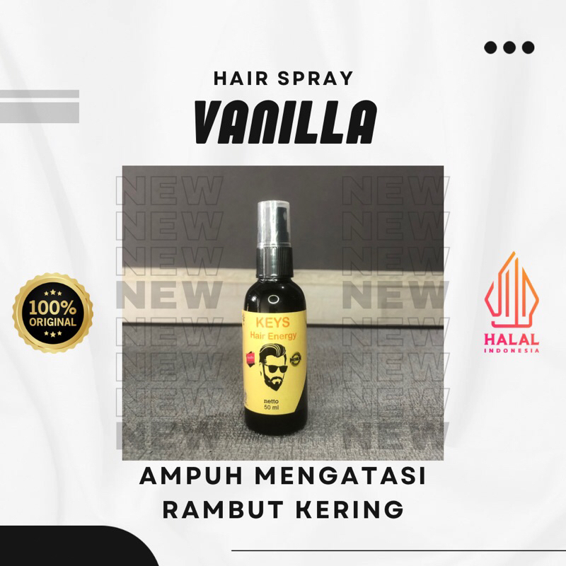 Jual parfum Rambut / Keys Hair Energy / Wangi Sepanjang Hari / Vanilla ...