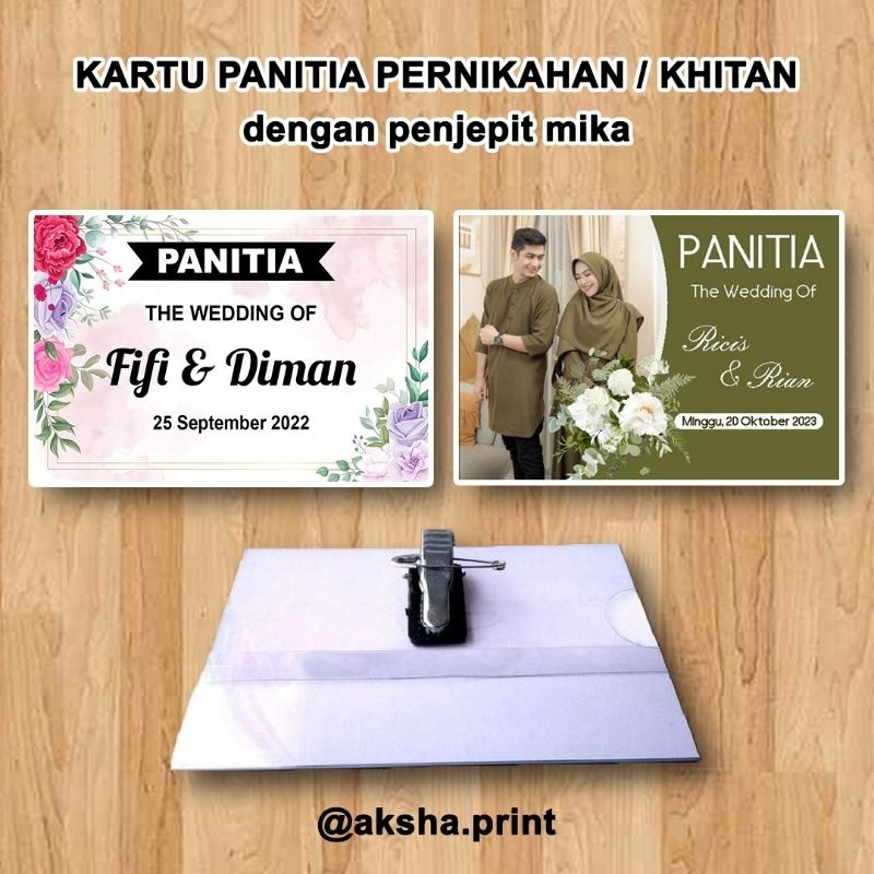 Jual BADGE NAMA PANITIA + CETAK LABEL | Shopee Indonesia