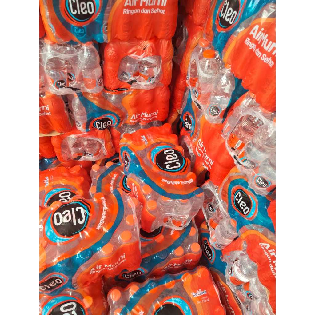 Jual air mineral cleo 220 ml / cleo botol mini / cleo mini 220ml x 24 pcs | Shopee Indonesia