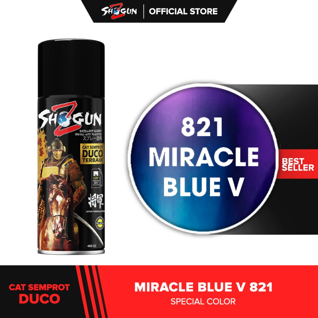 Jual Shogun Z 821 Miracle Blue V BUNGLON shogun Blue Violet | Shopee ...