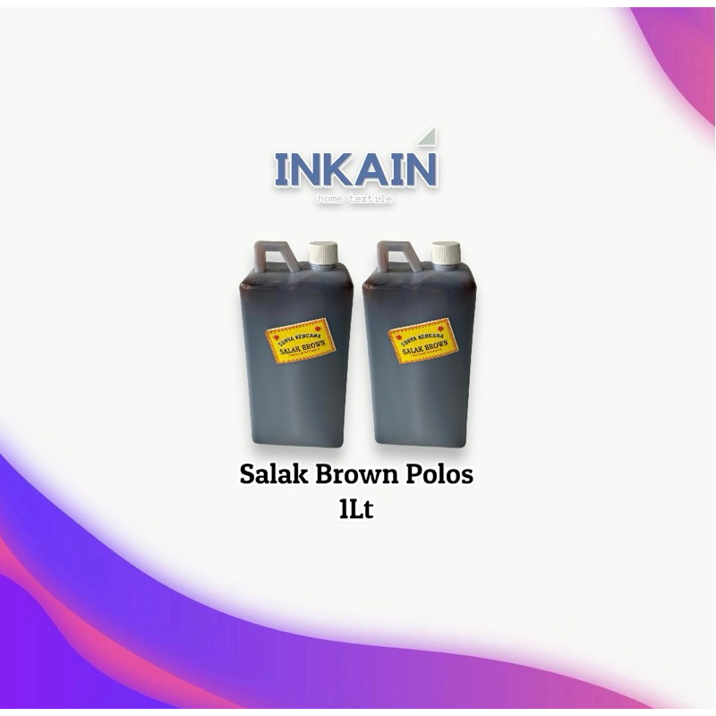 Jual Salak brown polos 1 Lt - cocok untuk mewarnai kayu mabel ukuran 1 ...