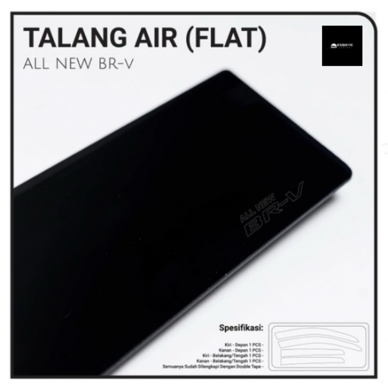 Jual Talang Air All New Honda BRV 2022-2024 Model Flat "Esbeye Variasi" | Shopee Indonesia