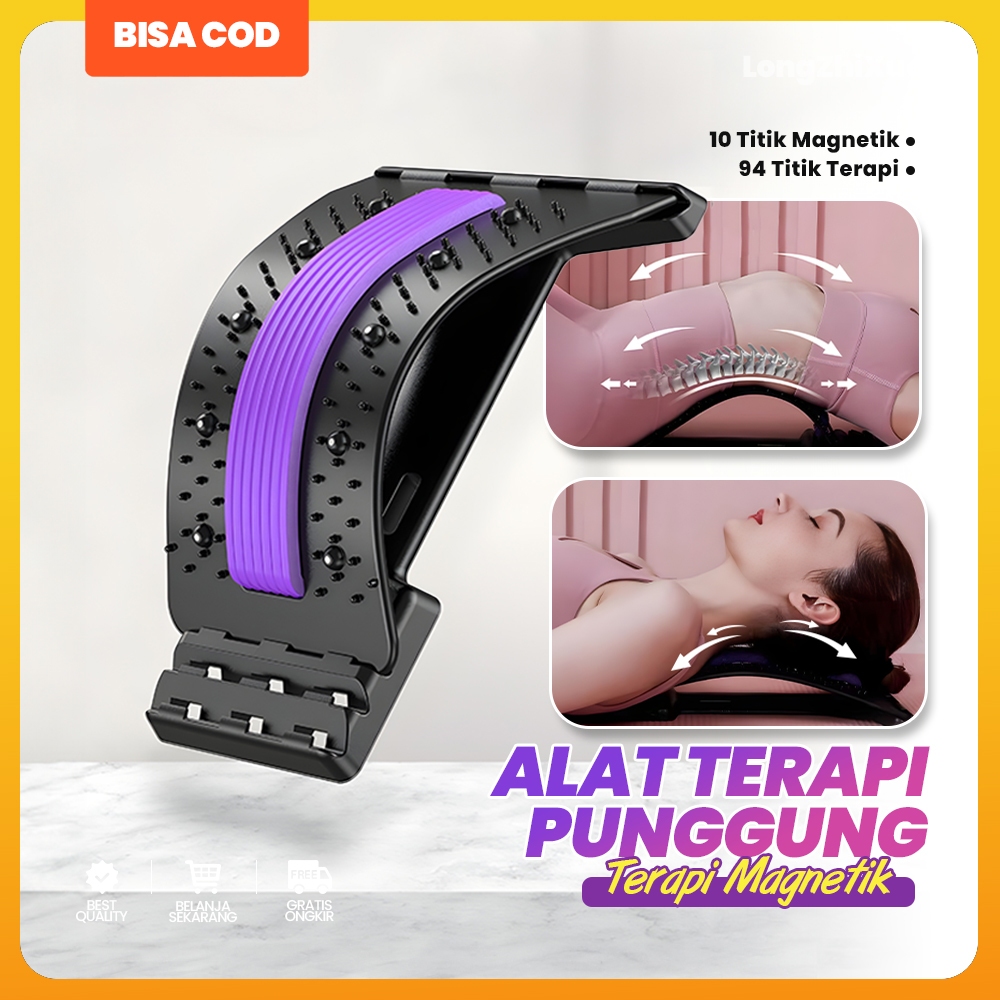 Jual Alat Terapi Pijat Punggung Badan Bungkuk Sakit Pinggang Nyeri Tulang Belakang Sandaran ...
