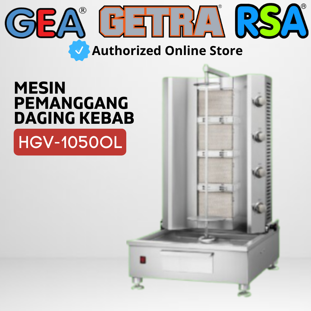 Jual GETRA HGV 1050OL HGV-1050OL GAS KEBAB GRILL LOW PRESSURE | Shopee ...