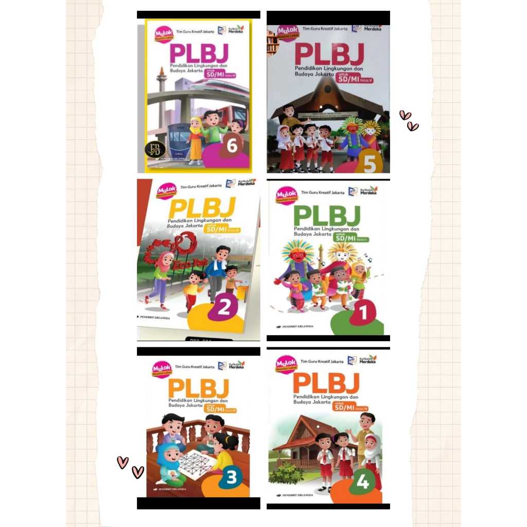 Jual PLBJ KELAS 1 2 3 4 5 6 SD KURIKULUM MERDEKA ERLANGGA | Shopee ...