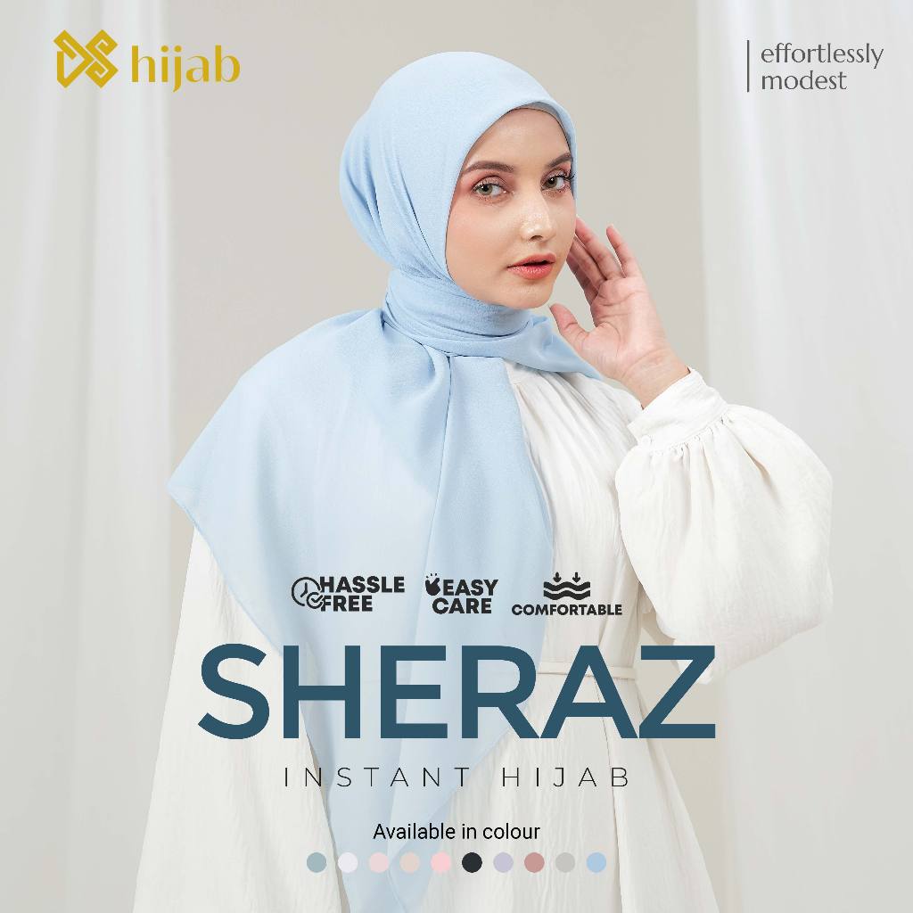 Jual DS Modest - Hijab Instan Segi Empat Ceruti Premium Sheraz Series | Shopee Indonesia
