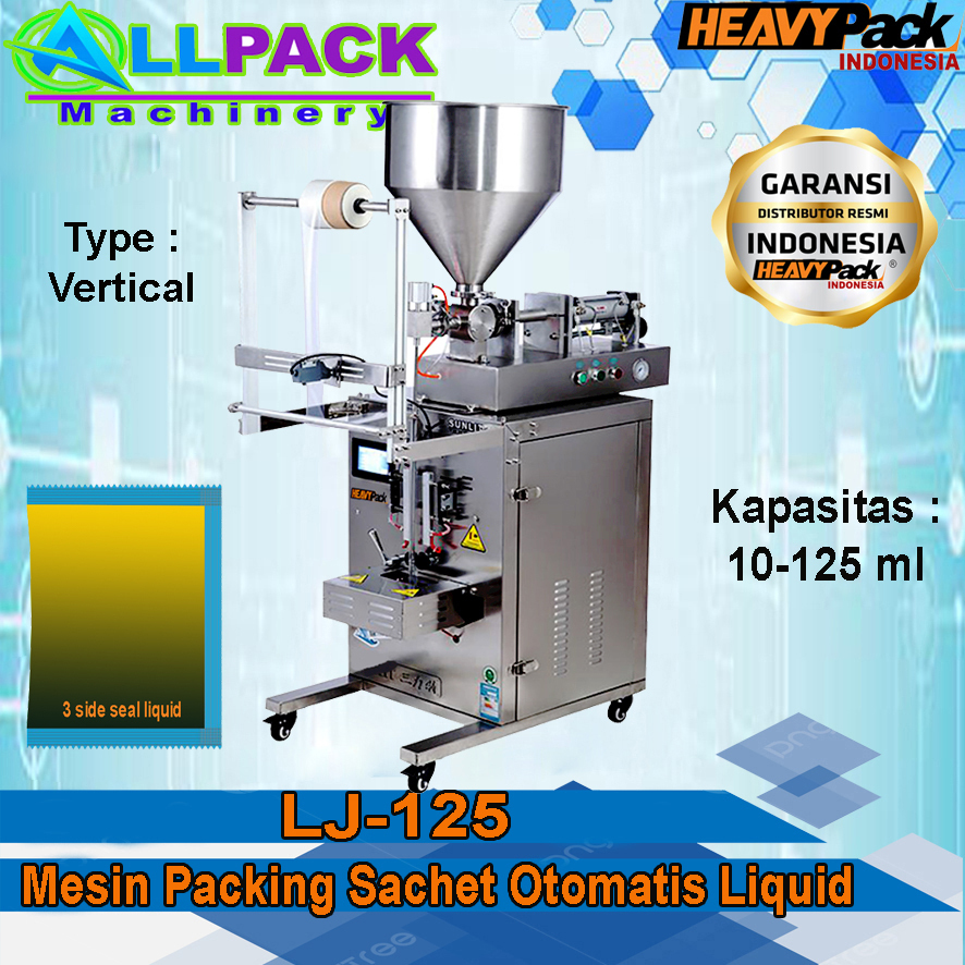 Jual Mesin Pengemasan cair Otomatis sachet LJ-125 Vertikal | Shopee Indonesia
