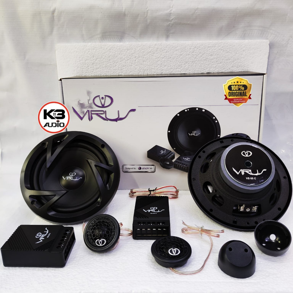 Jual Paket Audio Venom Virus, Power 4 Ch + Subwoofer + Speaker Split ...