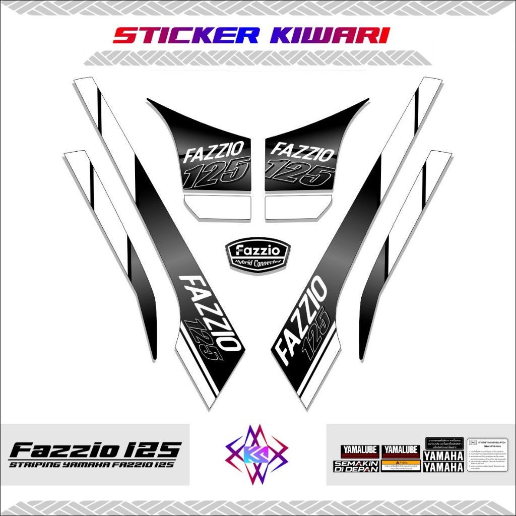 Jual STRIPING FAZZIO / STICKER FAZZIO / MOTIF 2 / FAZIO / FAZZIO STIKER ...