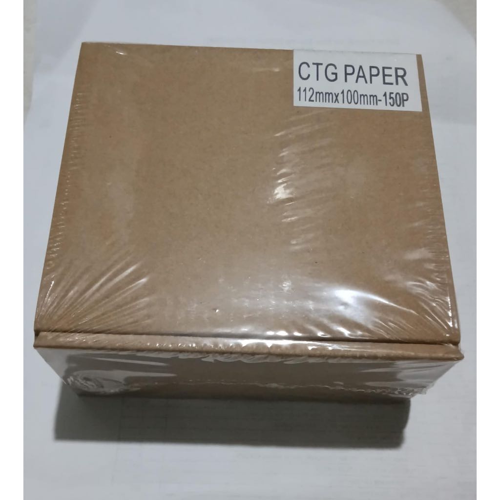 Jual CTG Paper 112mm X 100mm-150P untuk Unit COMEN STAR, EDAN, BISTOS ...