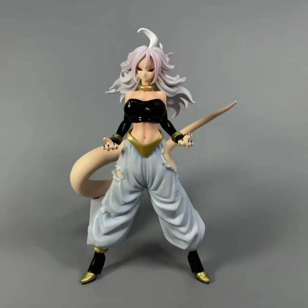 Jual action figure dragon ball android 21 majin buu female semi cast ...