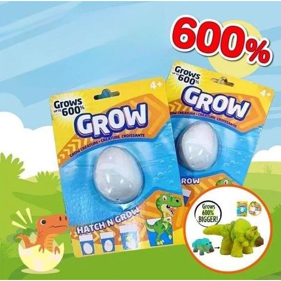 Jual Dinosaur Grow Egg 600% Mainan telur yang direndam air Telor ...