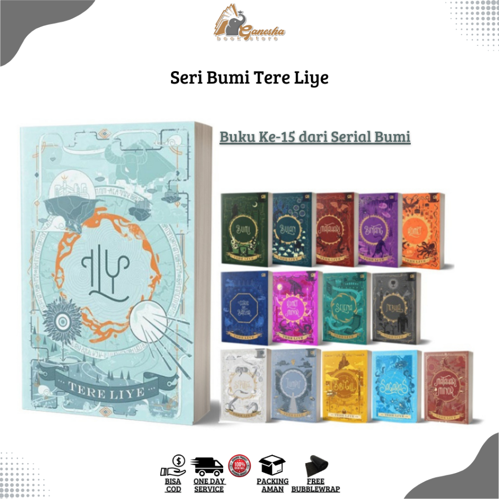 Jual Novel Tere Liye Serial Bumi Bulan Bintang Matahari Selena Nebula ...