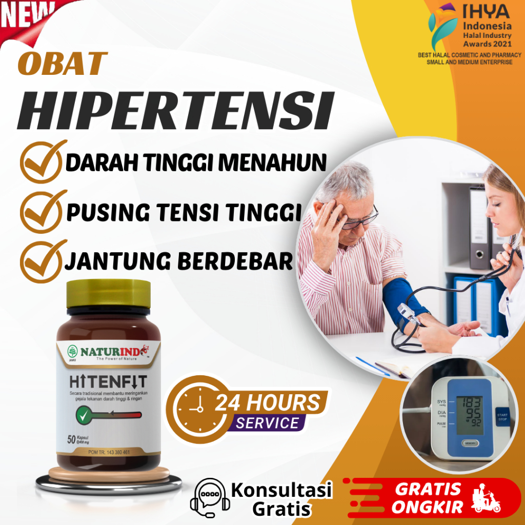 Jual Obat Hipertensi Darah Tinggi Penurun Tekanan Darah Tensi Tinggi ...