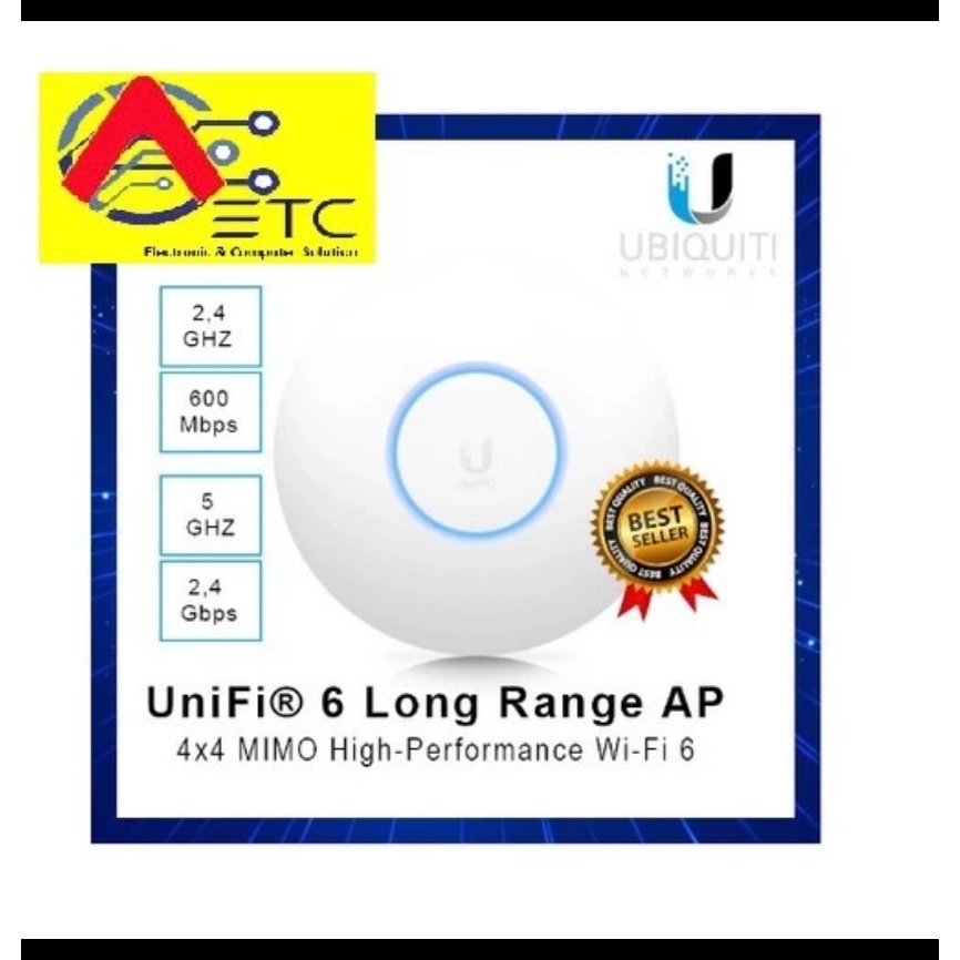 Jual Ubiquiti U6-LR-US UniFi 6 Access Point Include POE | Shopee Indonesia