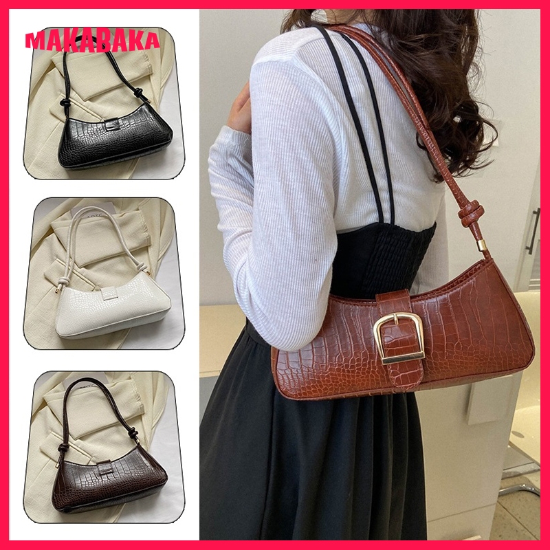Jual Tas Bahu Wanita Retro Fashion Tote Bag Wanita Tas Kulit Mini Tas ...