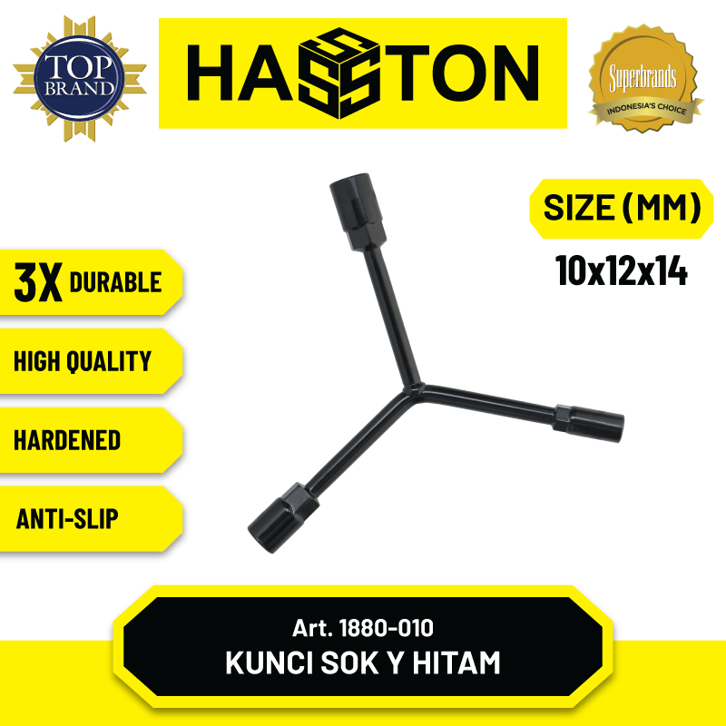 Jual Hasston Kunci Sok Y Chrome / Kunci Y / Socket Wrench-Y (1880 ...