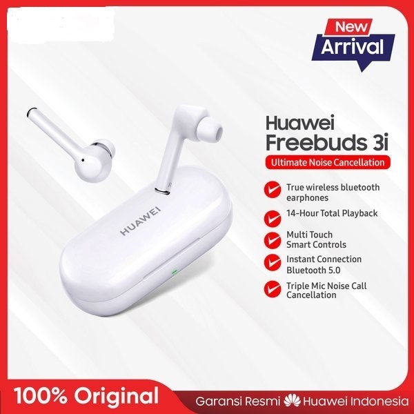 Jual HUAWEI Freebuds 3i TWS Free buds 3 i Original Noise Cancellation ...