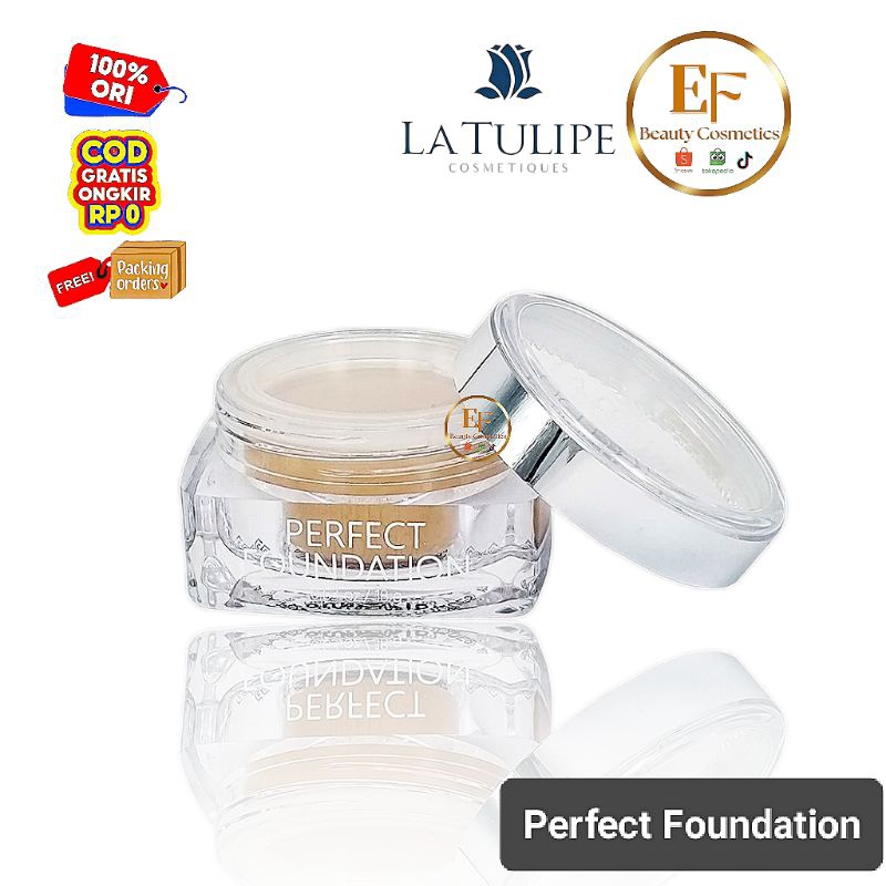 Jual LA TULIPE Perfect Foundation 18gr - Foundation Cream | Shopee ...