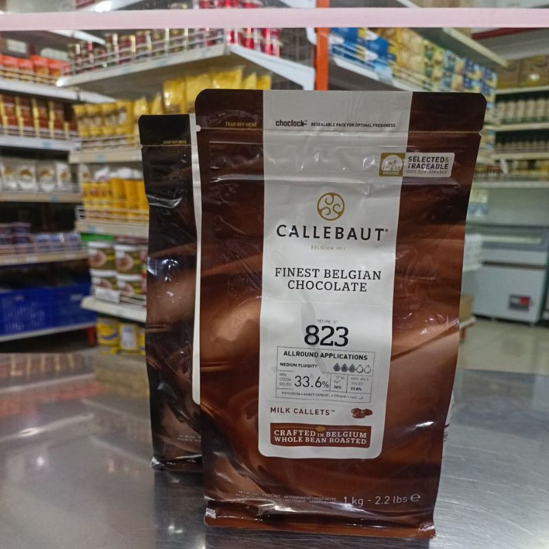 Jual Callebaut Milk Callets 823 , 33.6 % , 1 Kg | Shopee Indonesia